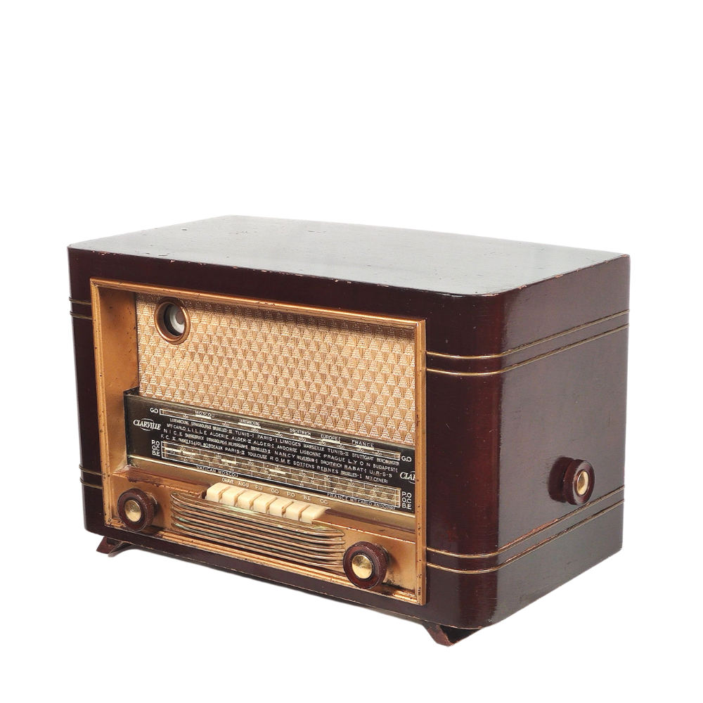 Clarville Allegro de 1957 : Poste radio vintage Bluetooth - LES DOYENS ...